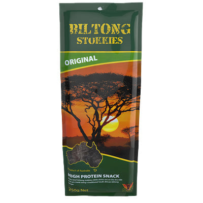 Biltong Plain Stokkies 250g – Springbok Foods