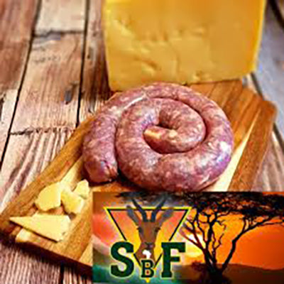 FROZEN Boerewors Cheese 1kg – Springbok Foods