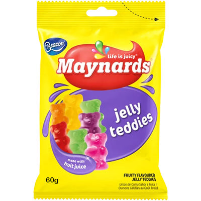 Maynards Mini Teddies 60g – Springbok Foods